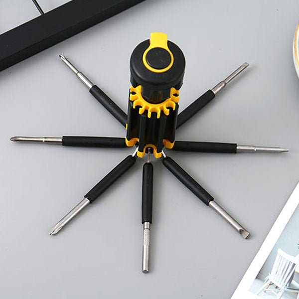 8 in 1 Screwdriver Set with light - toolshop.pk