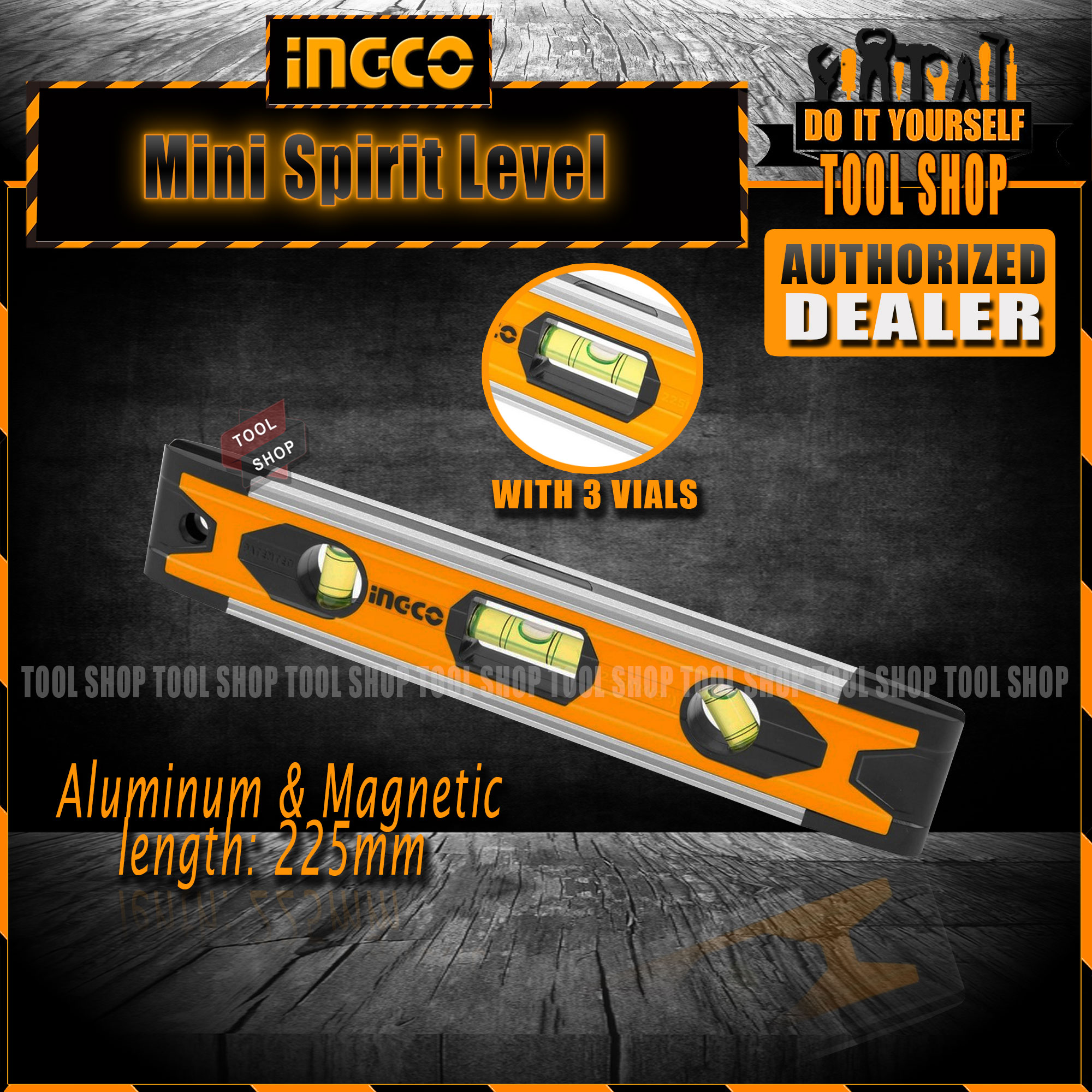 Ingco HAR01060 Original 60cm Aluminum Ruler Tool Shop