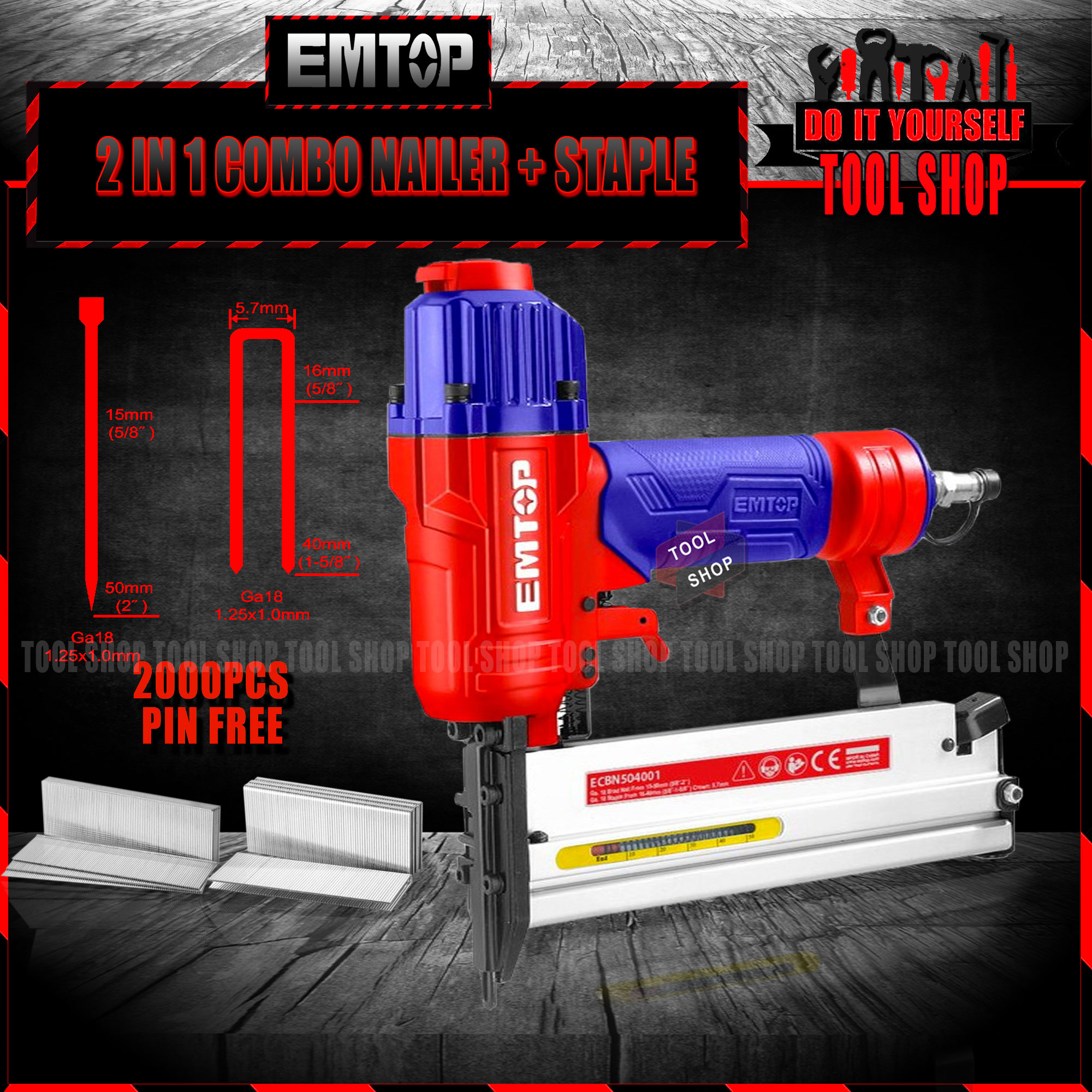 EMTOP Original 2 In 1 Combo ECBN504001 Tool Shop
