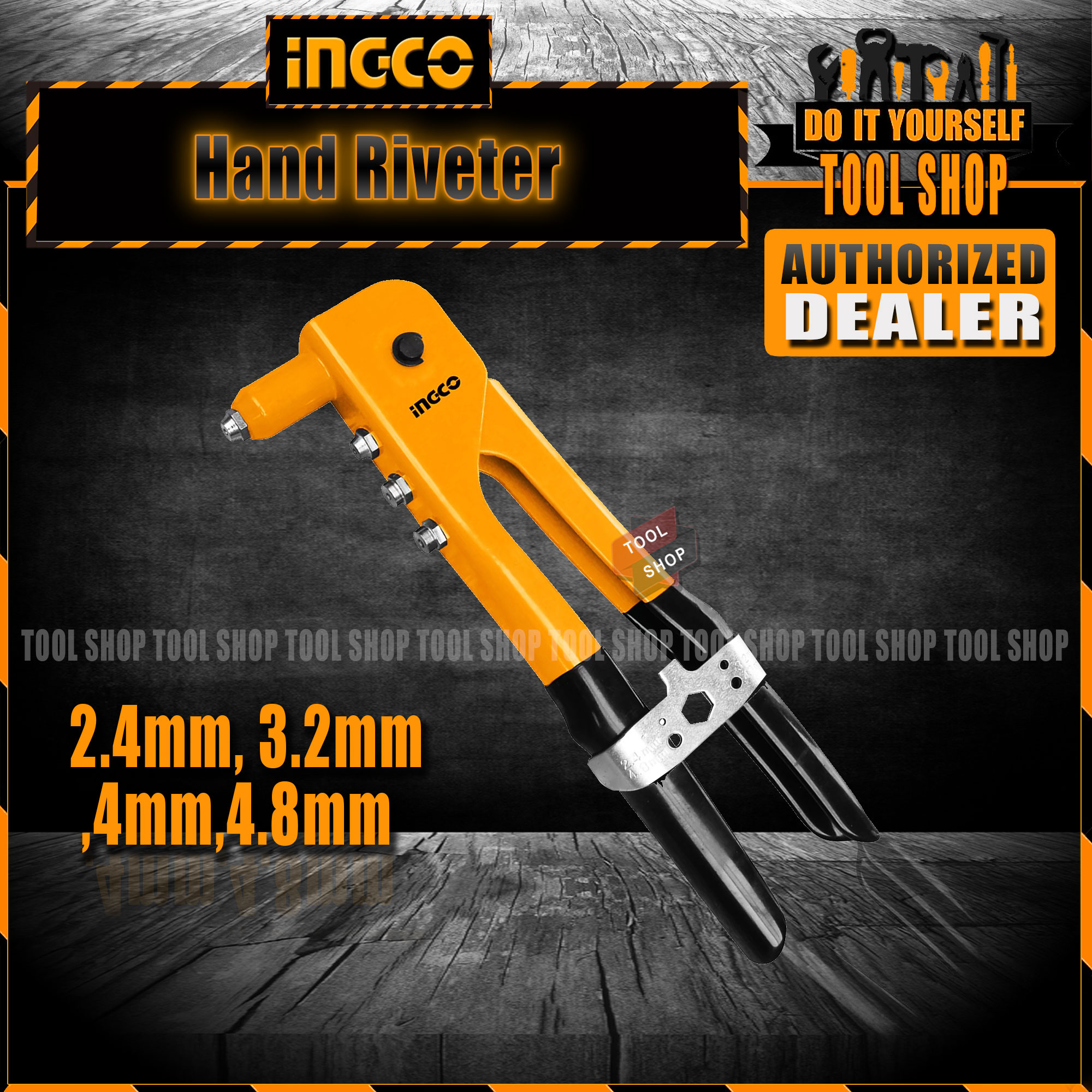 Ingco Original Hand Riveter 10 Inch HR101 – Tool Shop