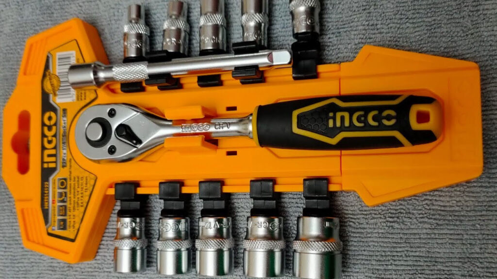 Ingco 12 Pcs Socket Set Ratchet CrV 1/4" HKTS14122 – Tool Shop