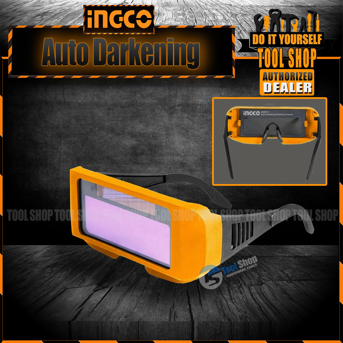 Ingco Original - AHM111 Auto Darkening Welding GogglesTool Shop
