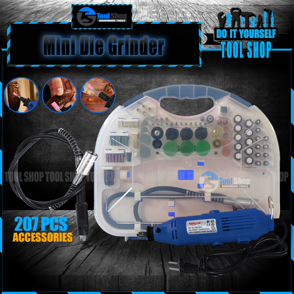 210 Pcs Mini Die Grinder Rotary Drill Polishing Tool Tool Shop
