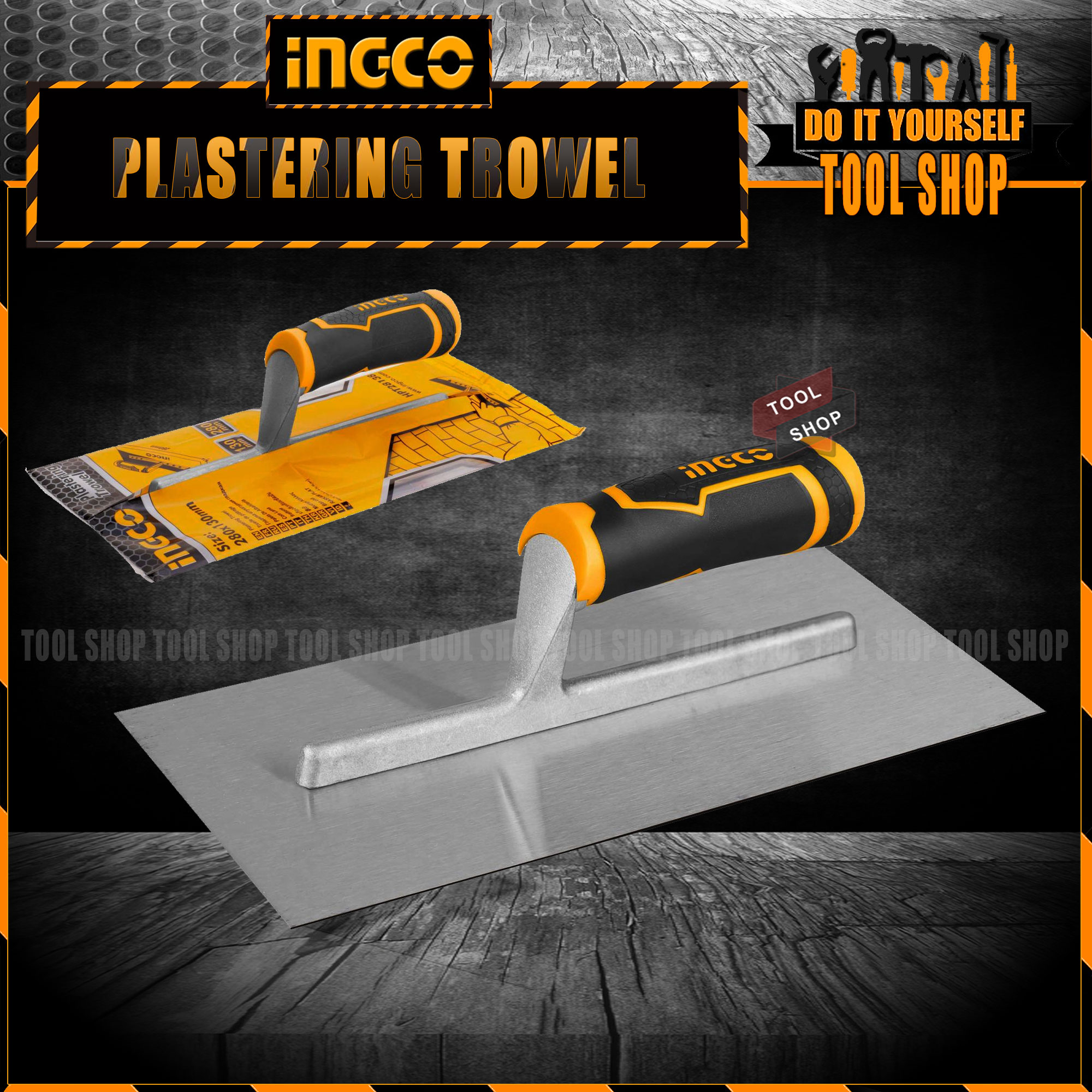 INGCO Plastering Trowel 280x130mm HPT28138S Tool Shop