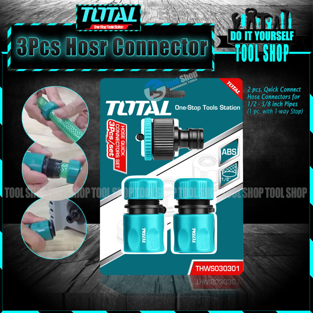 Total 3 Pcs Hose Connector Adapter THWS030301