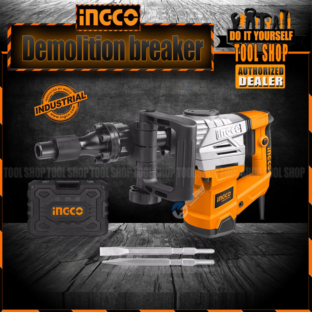 Ingco PDB13008 Industrial HEX Demolition Breaker 1300W