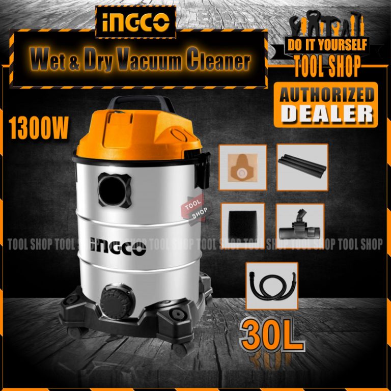 INGCO Original Wet & Dry Vacuum 1300W VC13301 - toolshop.pk