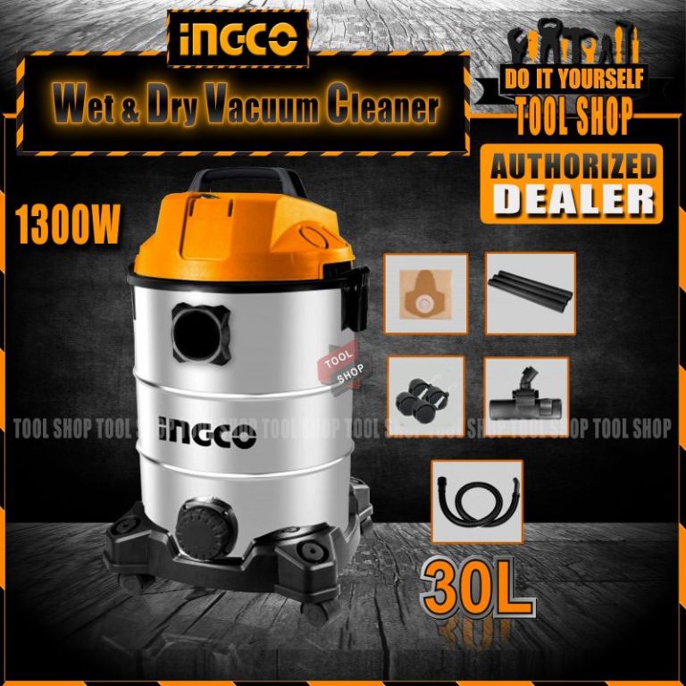 INGCO Original Wet & Dry Vacuum 1300W VC13301 - toolshop.pk