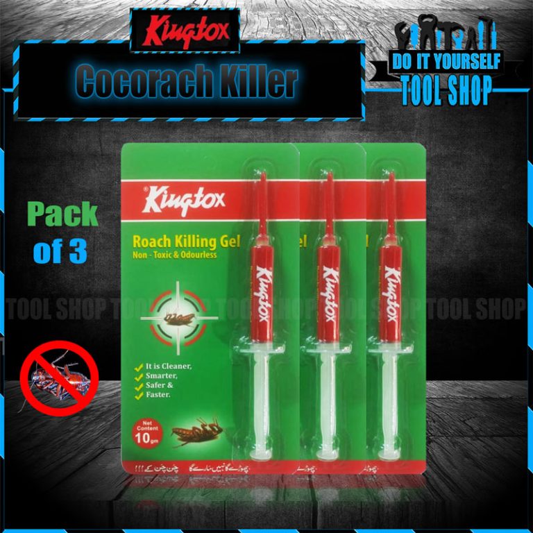 Pack of 3 KINGTOX Roach Killing Gel King Gel Injection